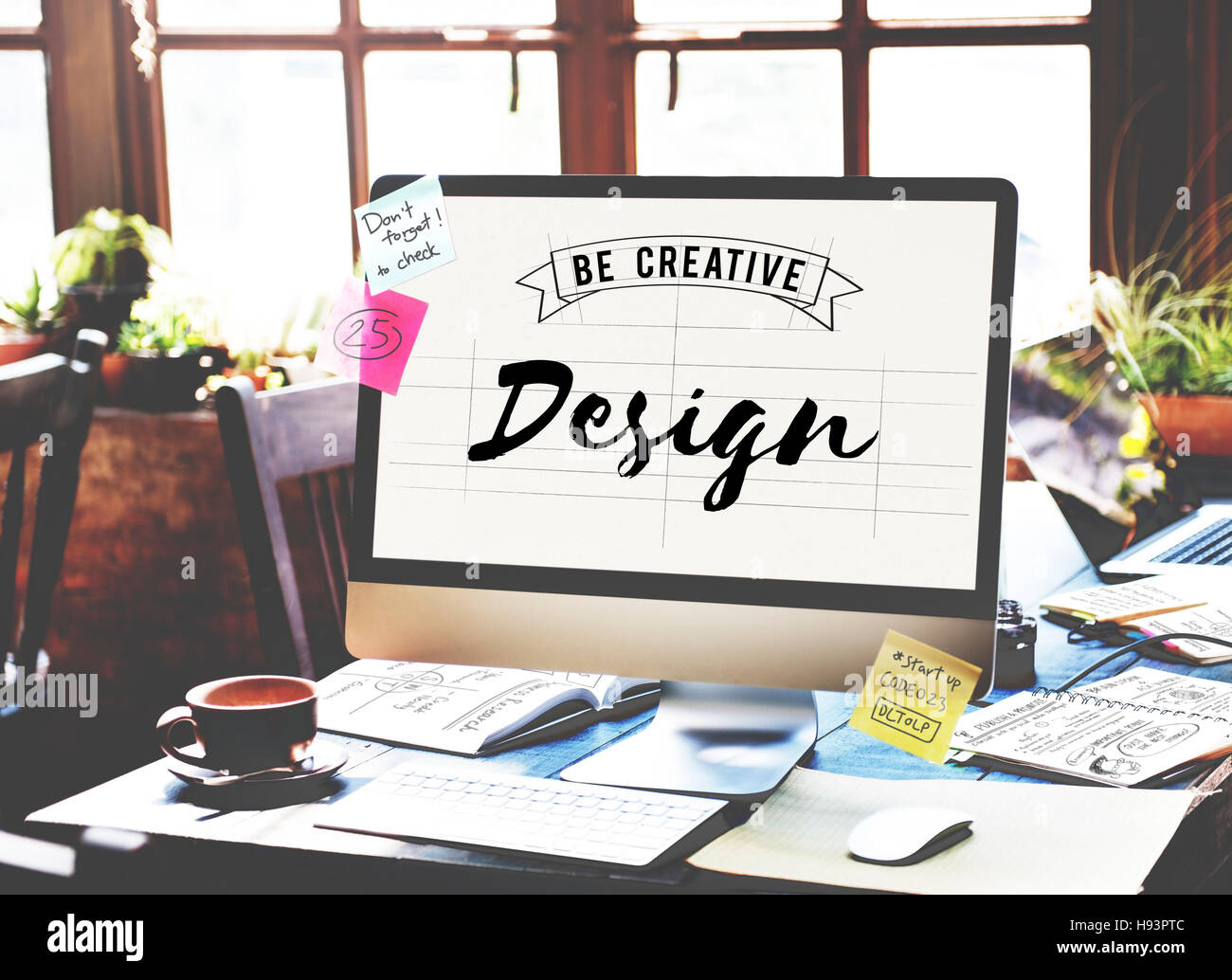 Design Be Creative Art Graphic Concept Stock Photo - Alamy