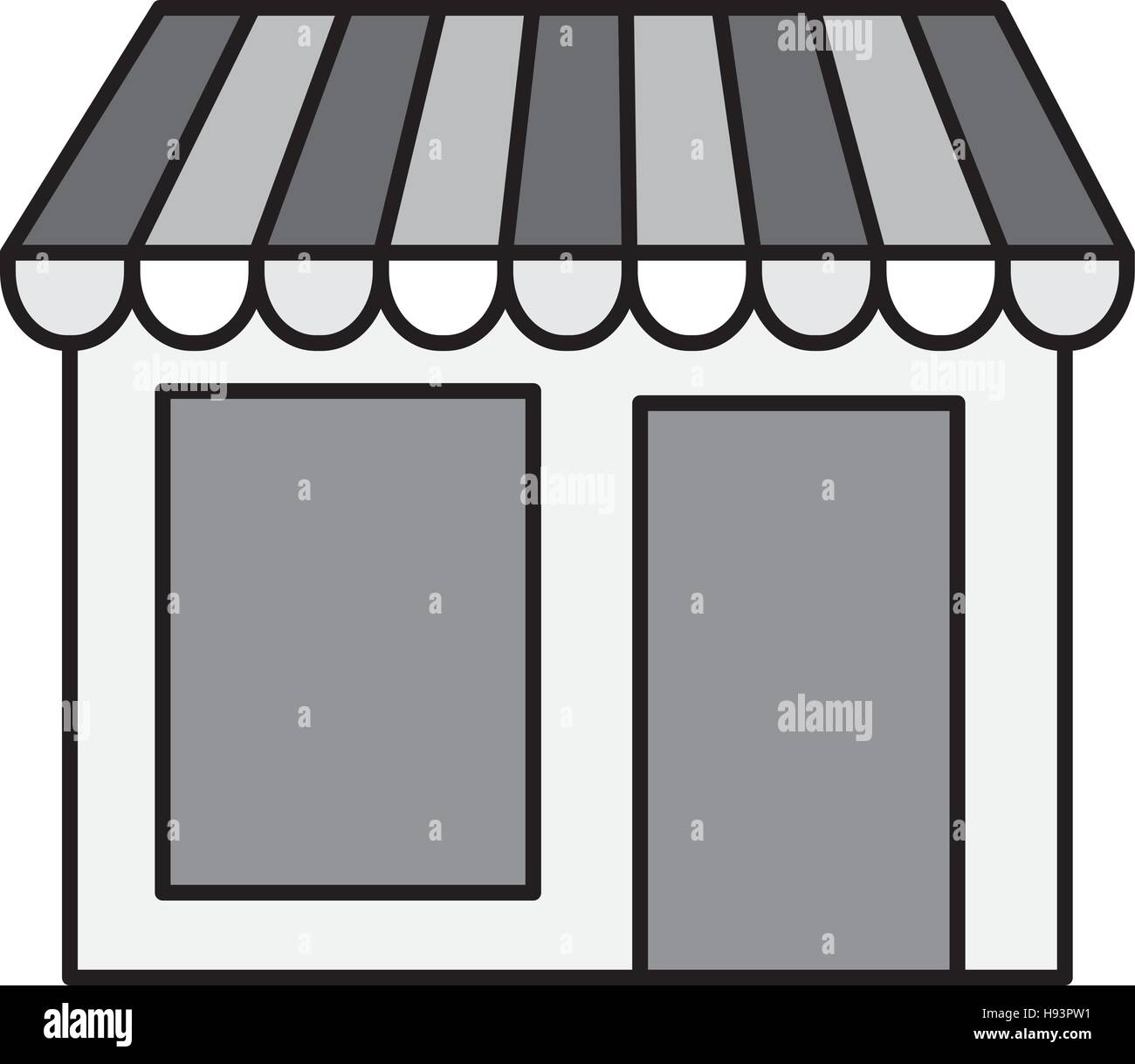 Local shop building Stock Vector Image & Art - Alamy