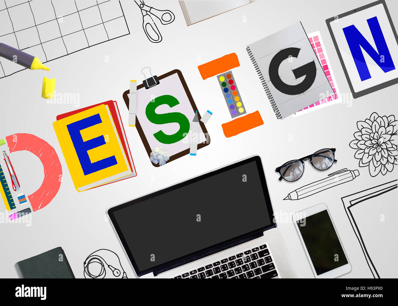 Design Creative Ideas Planning Creativity Concept Stock Photo - Alamy