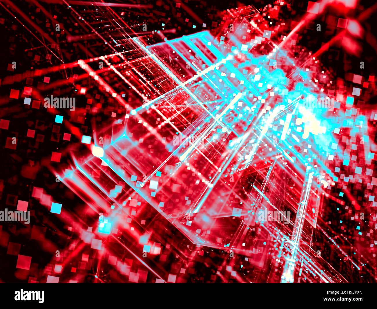 Abstract blurred tech background - digitally generated image Stock ...