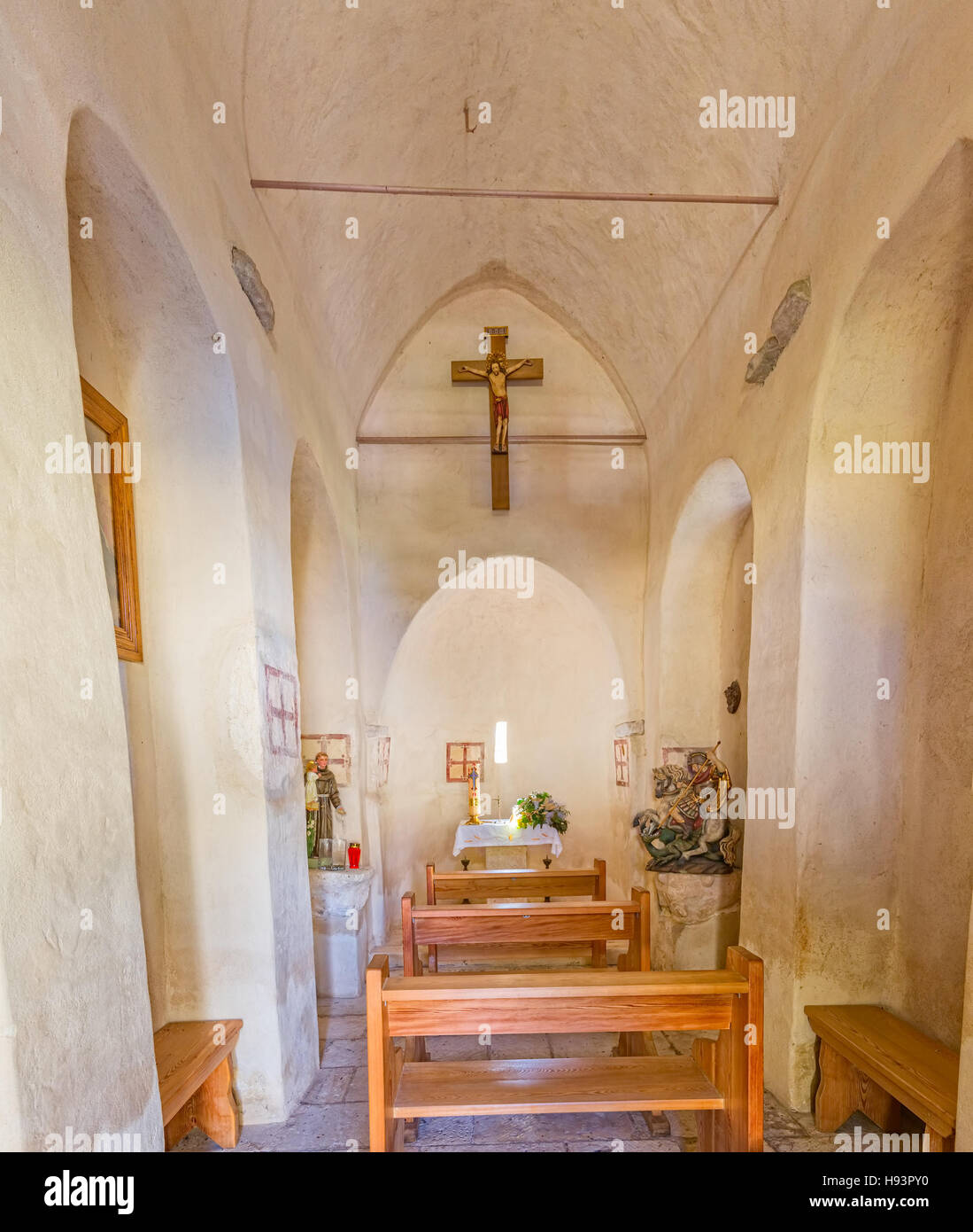 Simple Catholic Altar