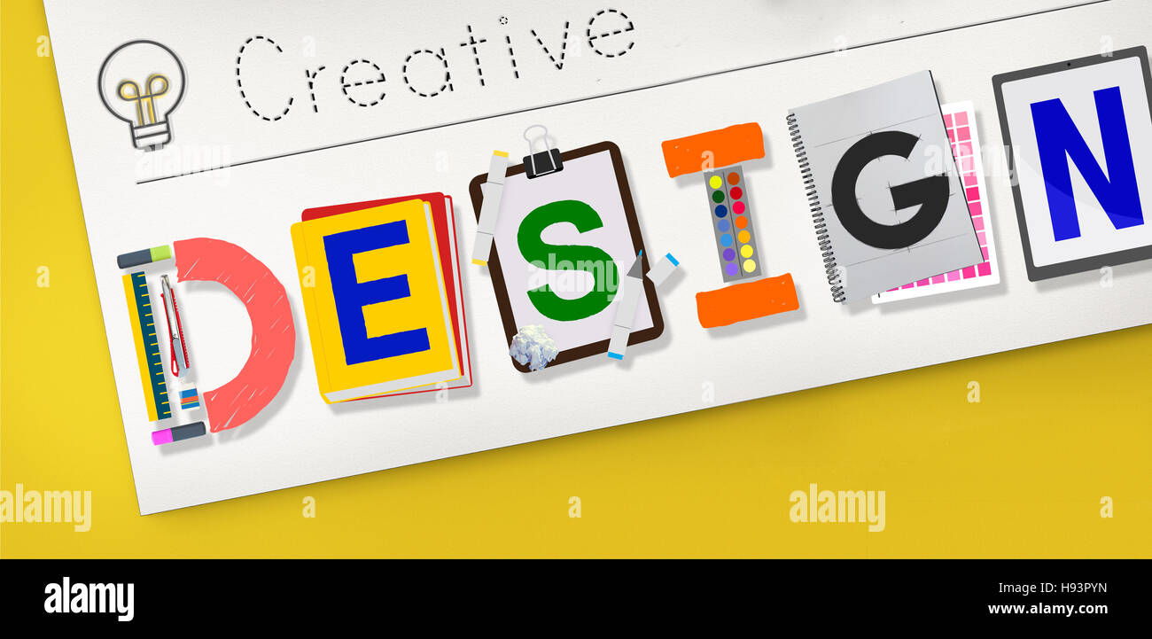 Design Creative Ideas Planning Creativity Concept Stock Photo - Alamy