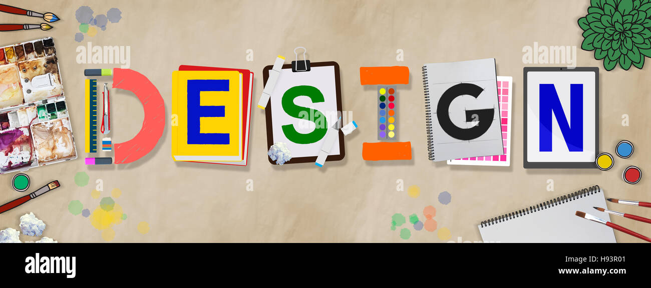 Design Creative Ideas Planning Creativity Concept Stock Photo - Alamy