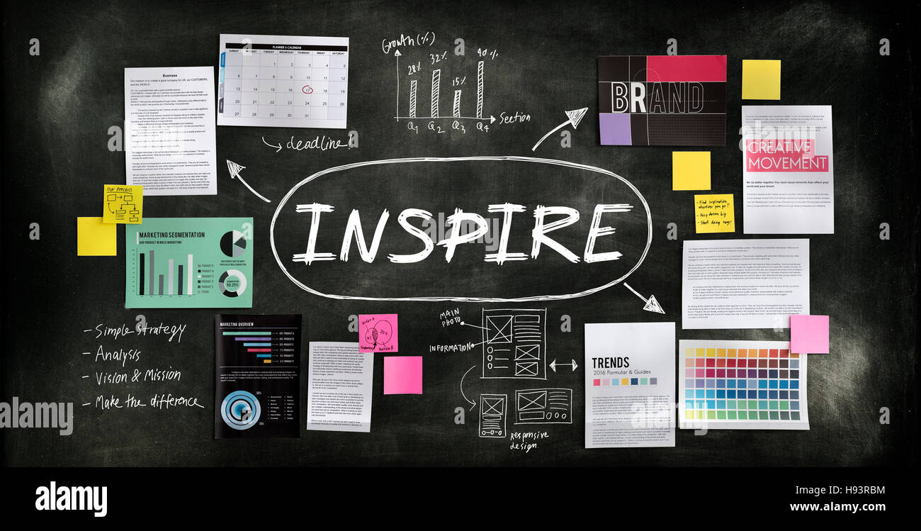 Inspire Influencing Motivation Goal Concept Stock Photo - Alamy