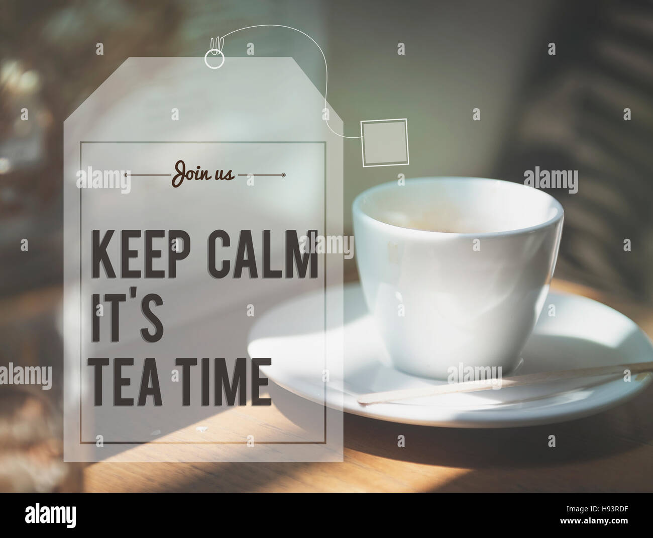Break Tea Coffee Time Relax Concept Stock Photo - Alamy