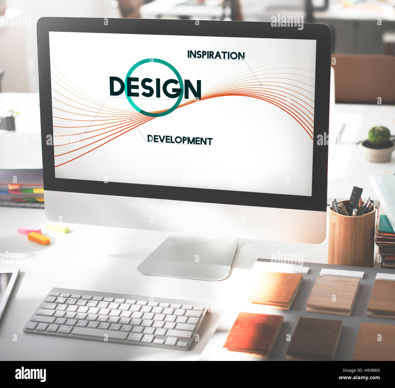 Inspiration Development Design Creative Thinking Concept Stock Photo ...