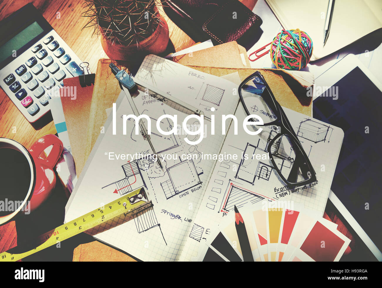 Imagine Imagination Ideas Creative Think Concept Stock Photo - Alamy
