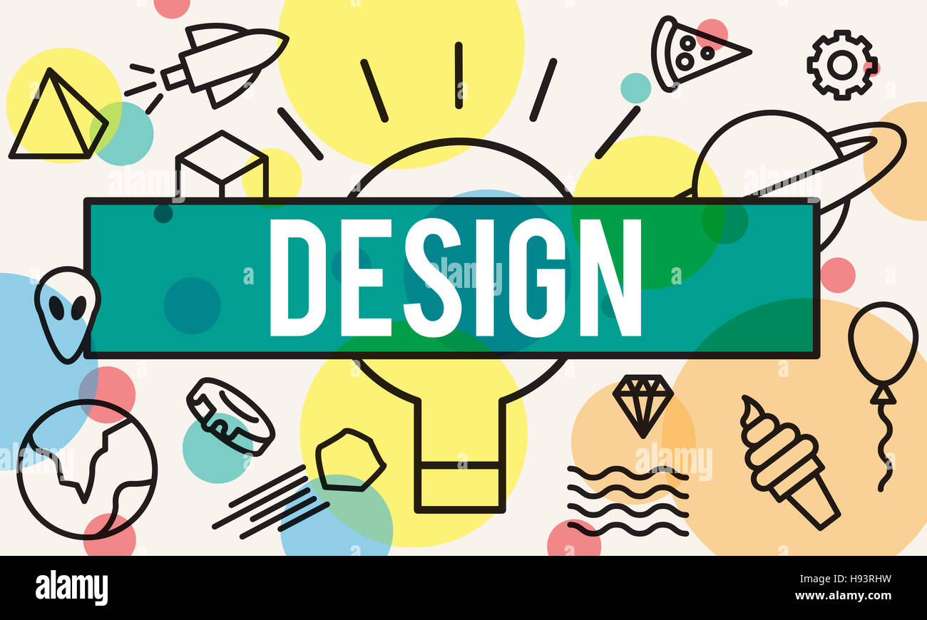 Design Creative Draft Ideas Model Planning Plan Concept Stock Photo - Alamy