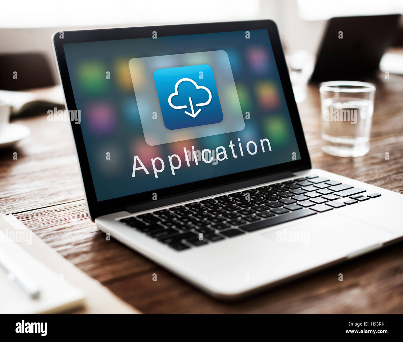 Application Connection Digital Internet Graphic Concept Stock Photo - Alamy