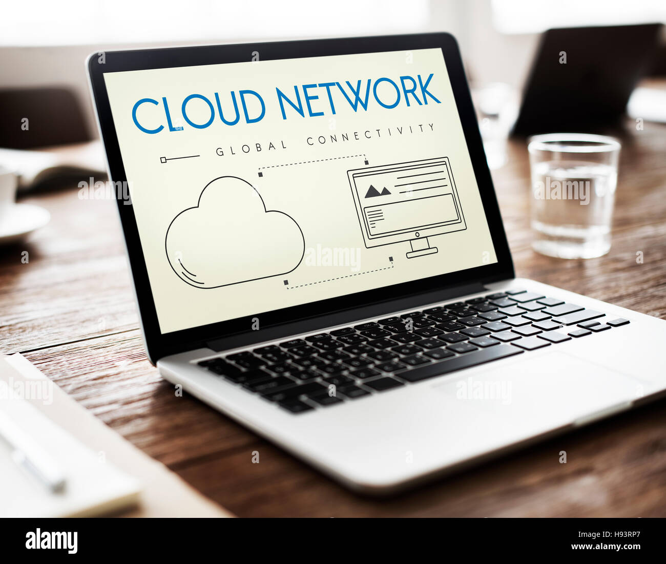 Cloud Network Global Connectivity Share Concept Stock Photo - Alamy