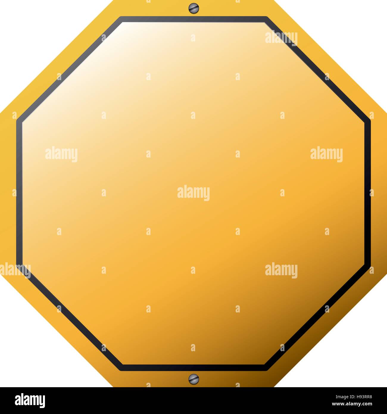 Yellow road sign icon. Street information warning and guide theme ...