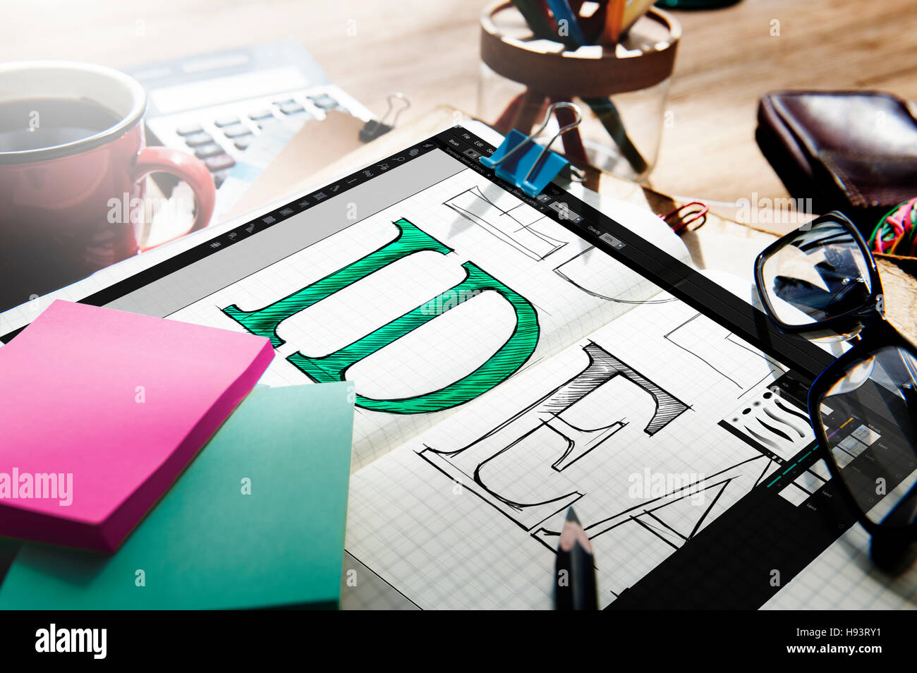 Drawing software hi-res stock photography and images - Alamy