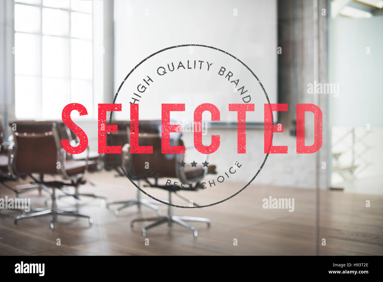 Selected Decision Result Selection Yes Status Concept Stock Photo - Alamy