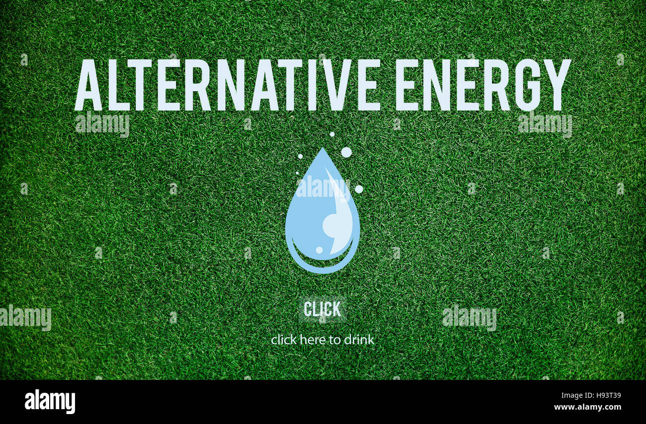 Clean Water Alternative Energy H2o Concept Stock Photo - Alamy