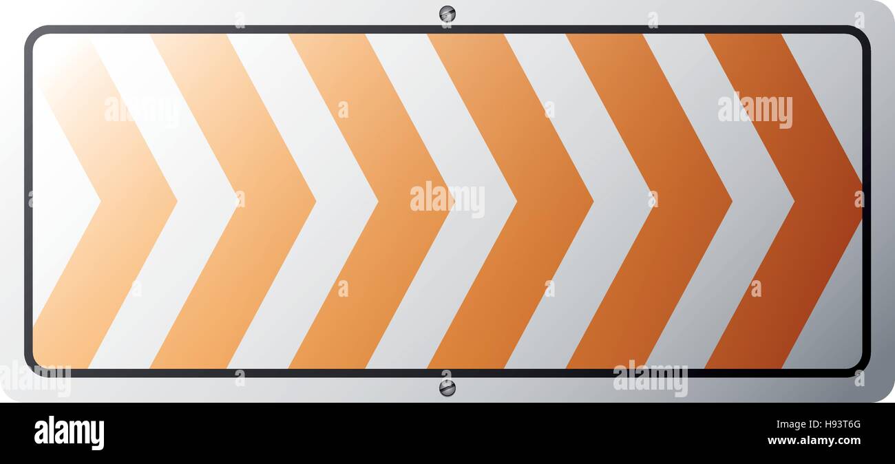 Yellow road sign icon. Street information warning and guide theme ...