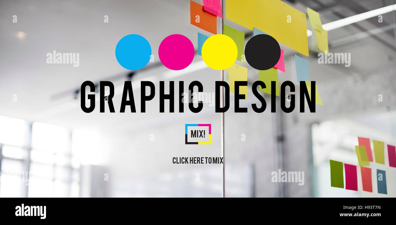 Design Graphic Creative Planning Purpose Draft Concept Stock Photo - Alamy