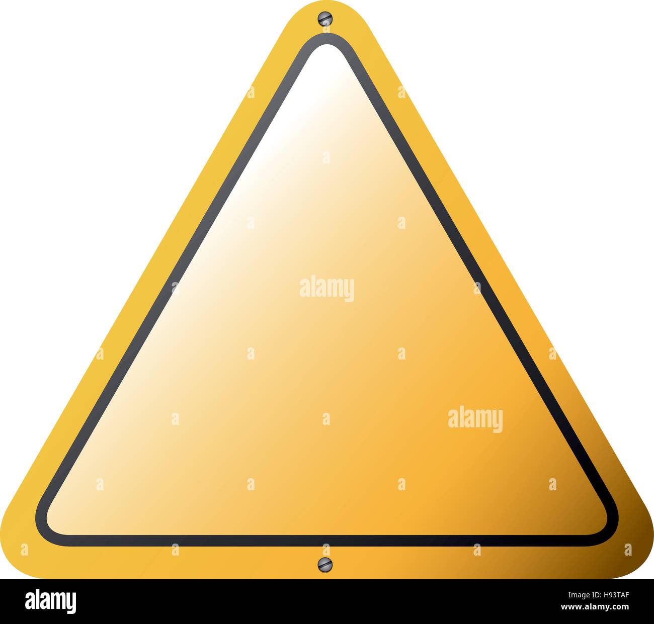 Yellow road sign icon. Street information warning and guide theme ...