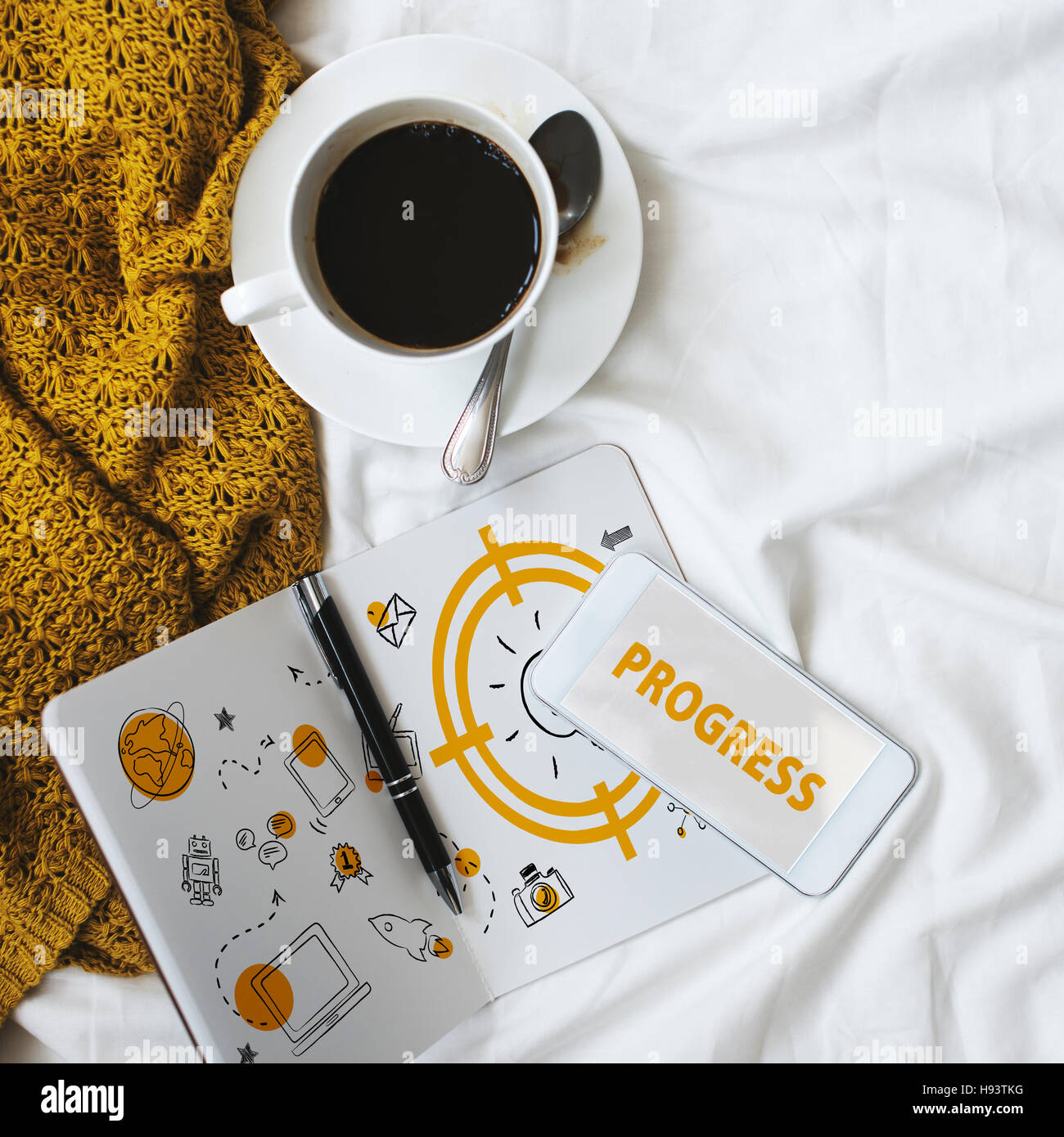 Vision Thinking Progress Invention Design Graphic Concept Stock Photo ...