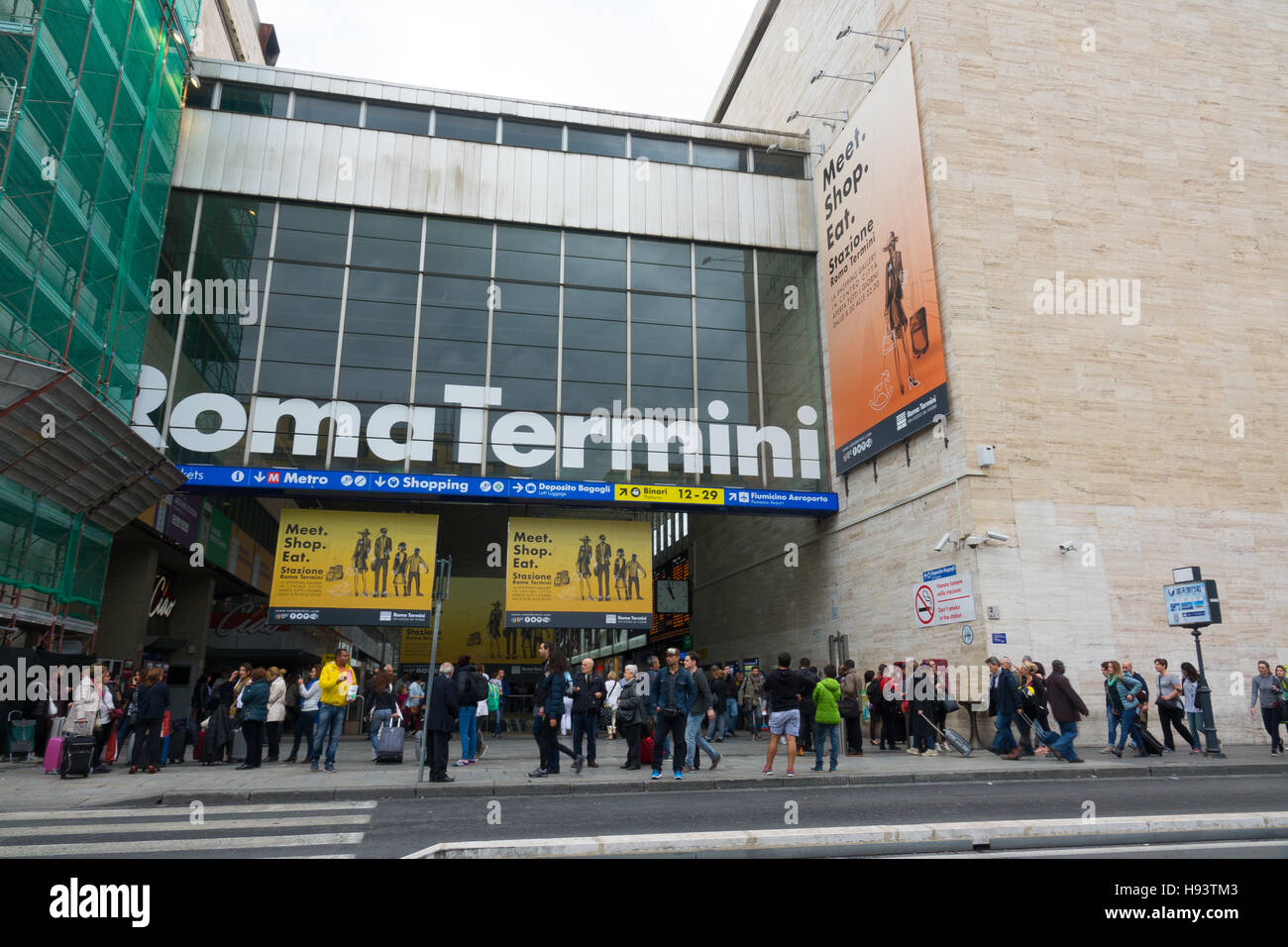 The Central Station in Rome - Termini Stock Photo - Alamy