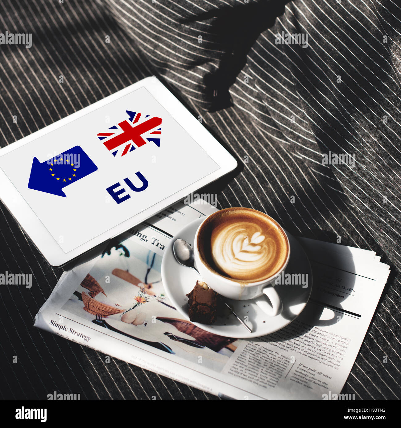 Brexit Britain Leave European Union Quit Referendum Concept Stock Photo ...