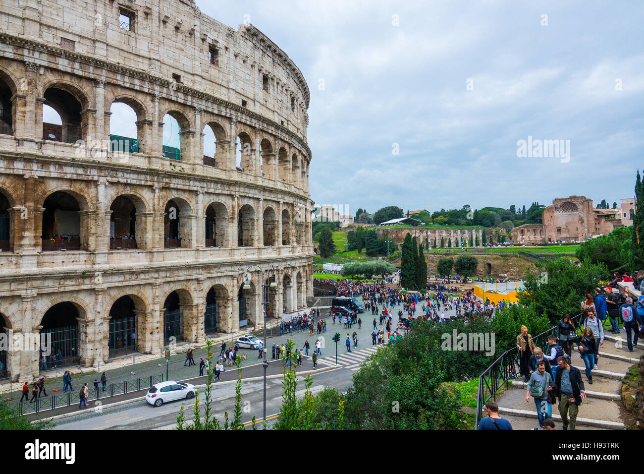 Rome sightseeing - the amazing Colosseum Stock Photo - Alamy