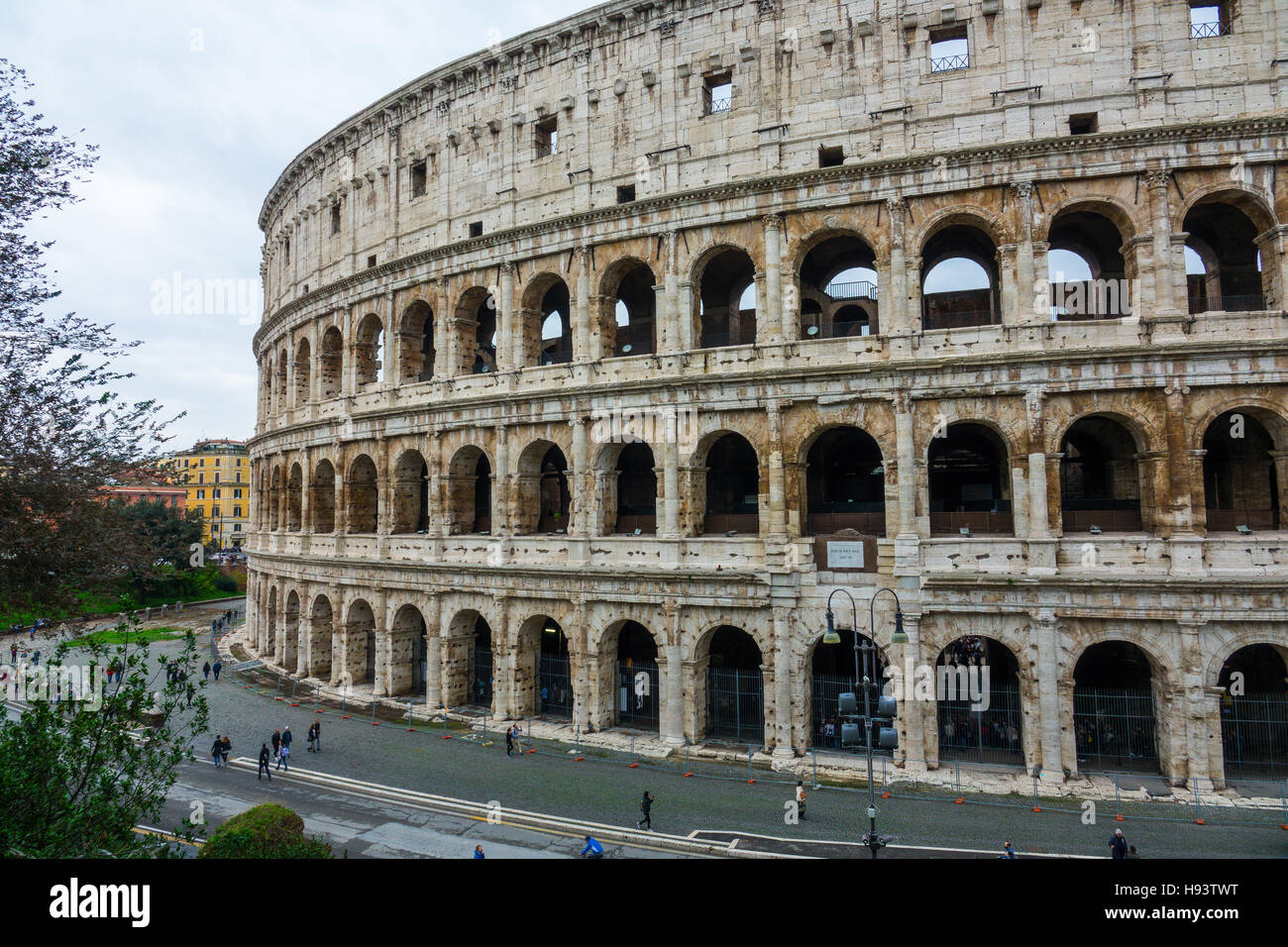 One of the most important landmarks in Rome - The Colosseum - Colisseo ...