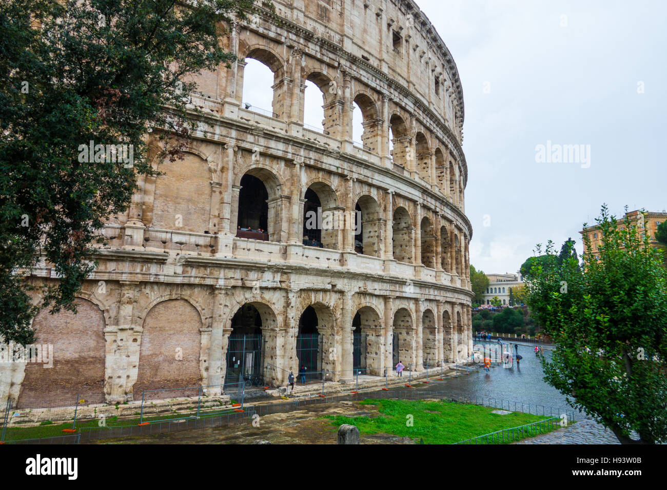 Beautiful Colisseum - the impressive Colosseum of Rome Stock Photo - Alamy