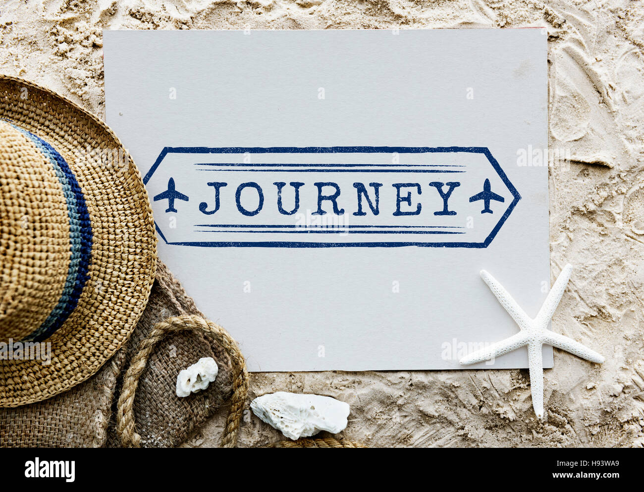 Journey Explore Travel Trek Trip Tour Graphic Concept Stock Photo - Alamy