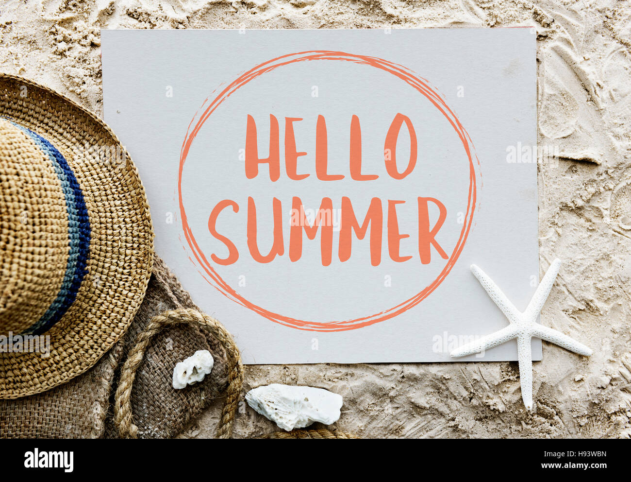 Hello summer hi-res stock photography and images - Alamy