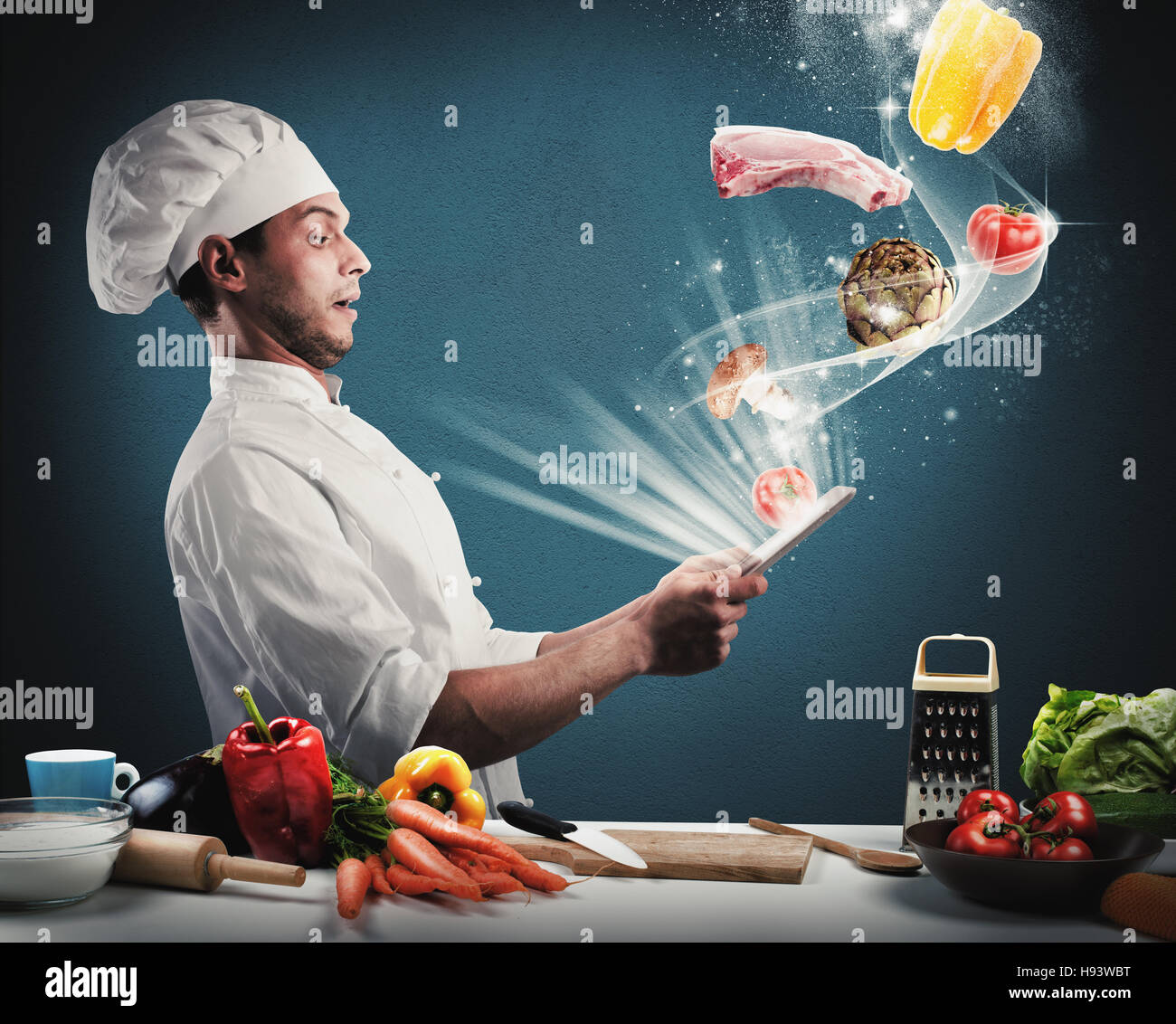 Computer cooking hi-res stock photography and images - Alamy