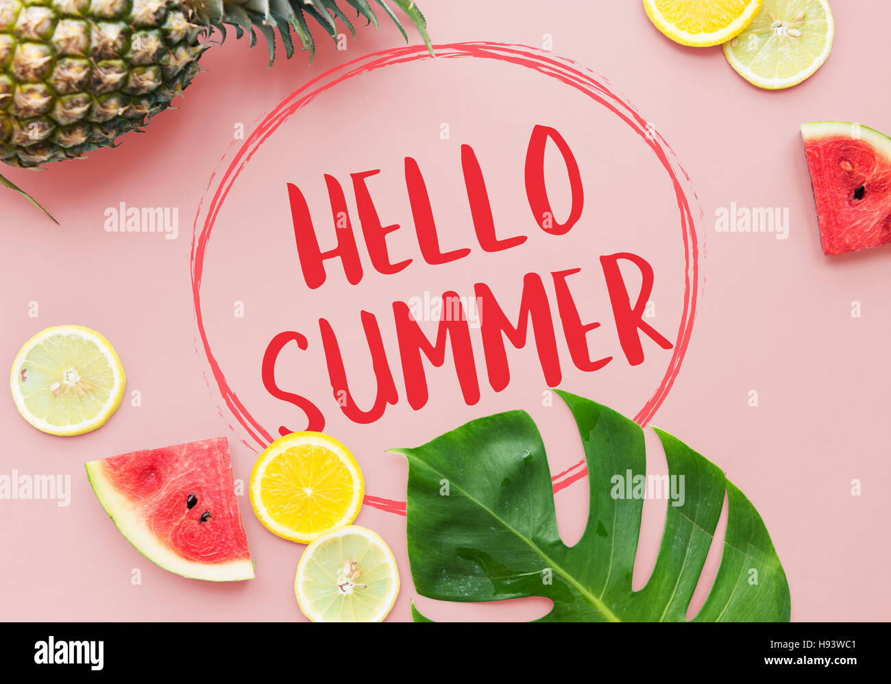 Hello summer hi-res stock photography and images - Alamy