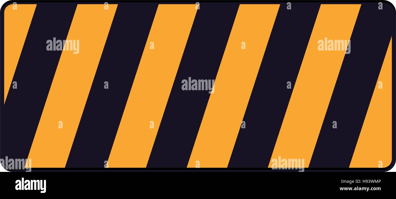 barrier road sign icon. Street information warning and guide theme ...