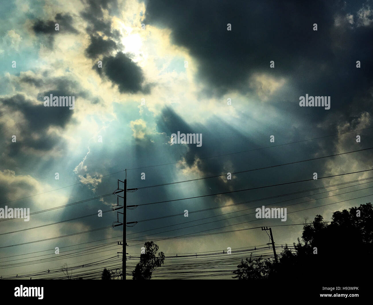 Cloudy Abstract Weather Dramatic Sky Thunder Concept Stock Photo - Alamy