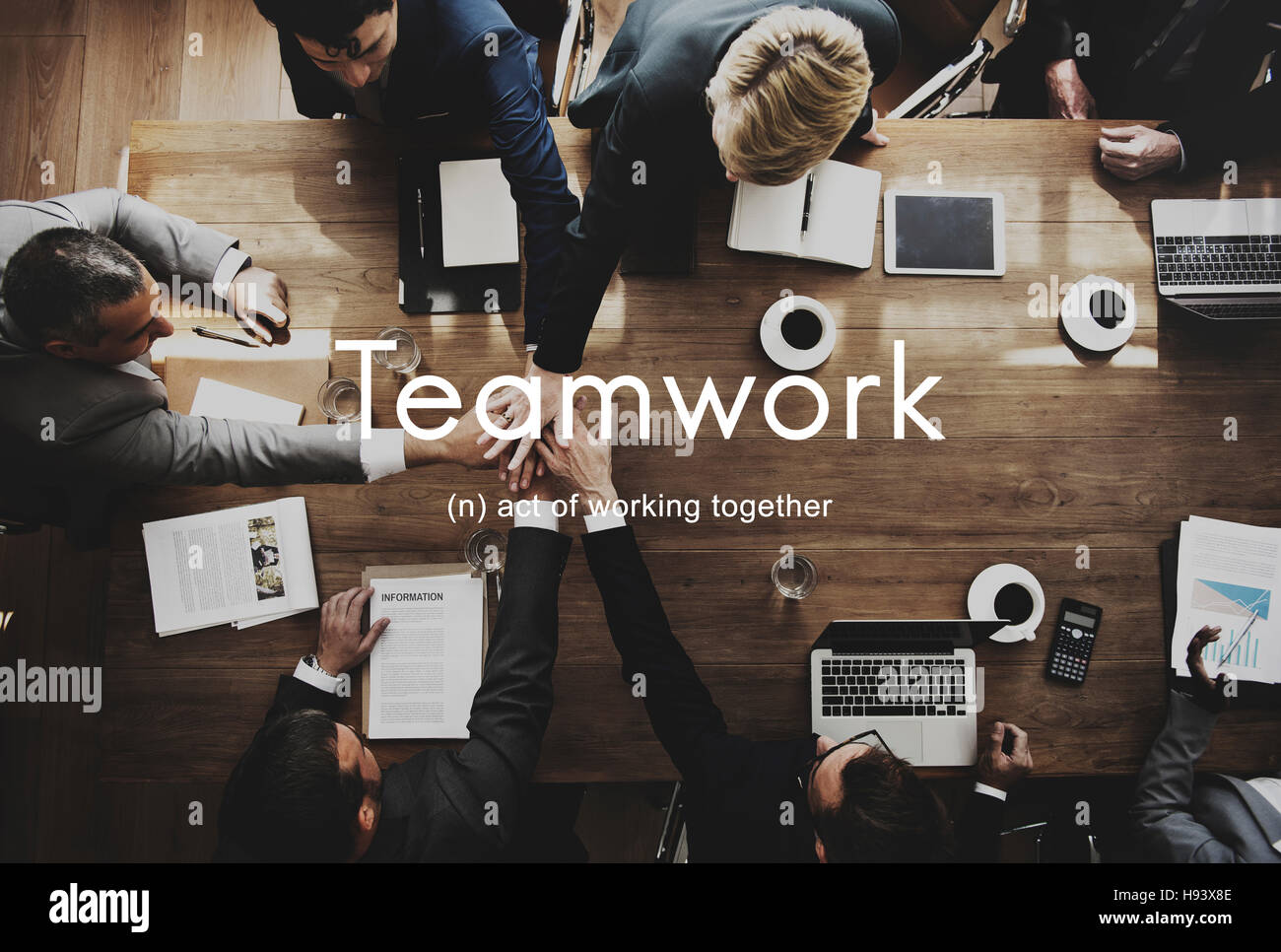 Teamwork Alliance Collaboration Company Team Concept Stock Photo - Alamy
