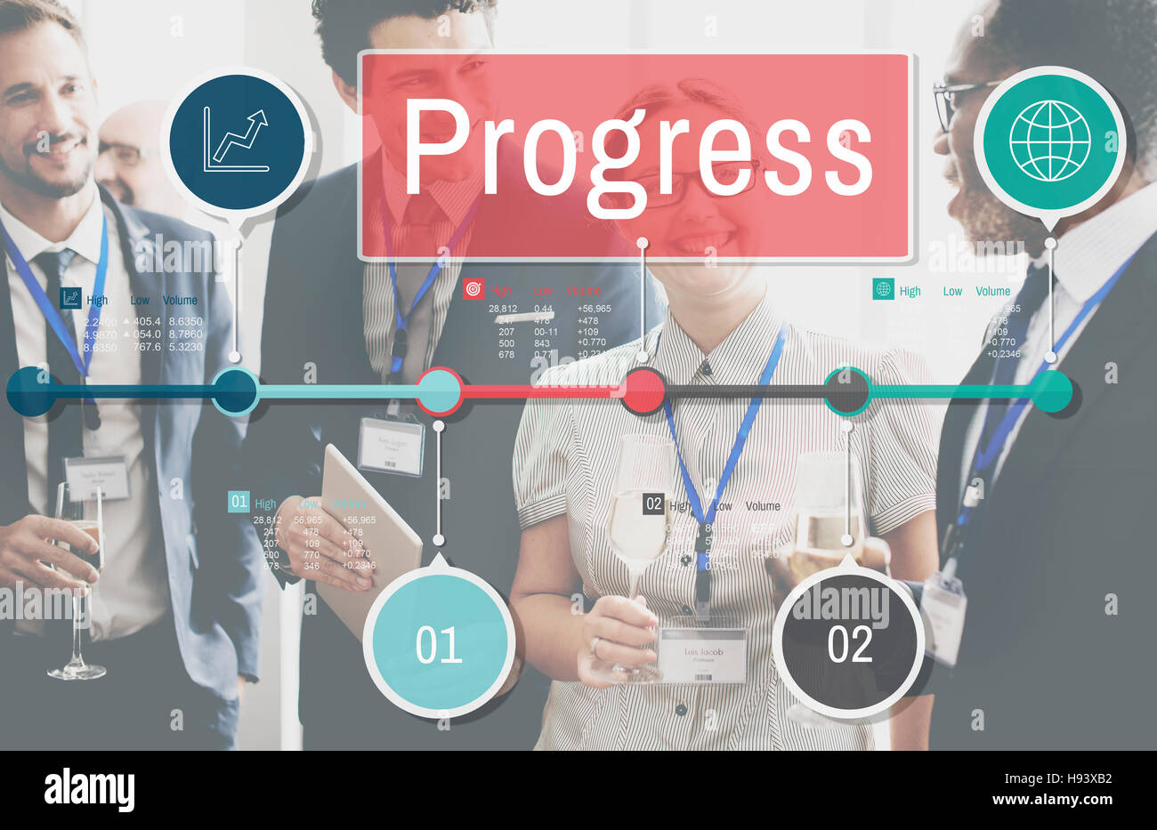 Progress Improvement Investment Mission Develoment Concept Stock Photo ...