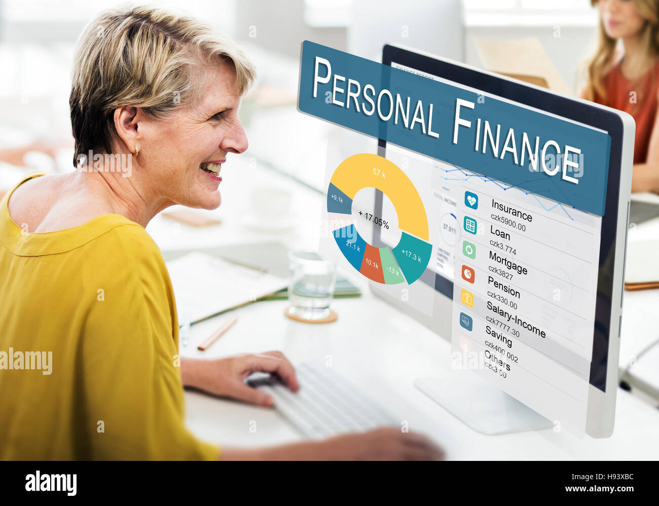 Personal Finance Information Balance Privacy Concept Stock Photo - Alamy