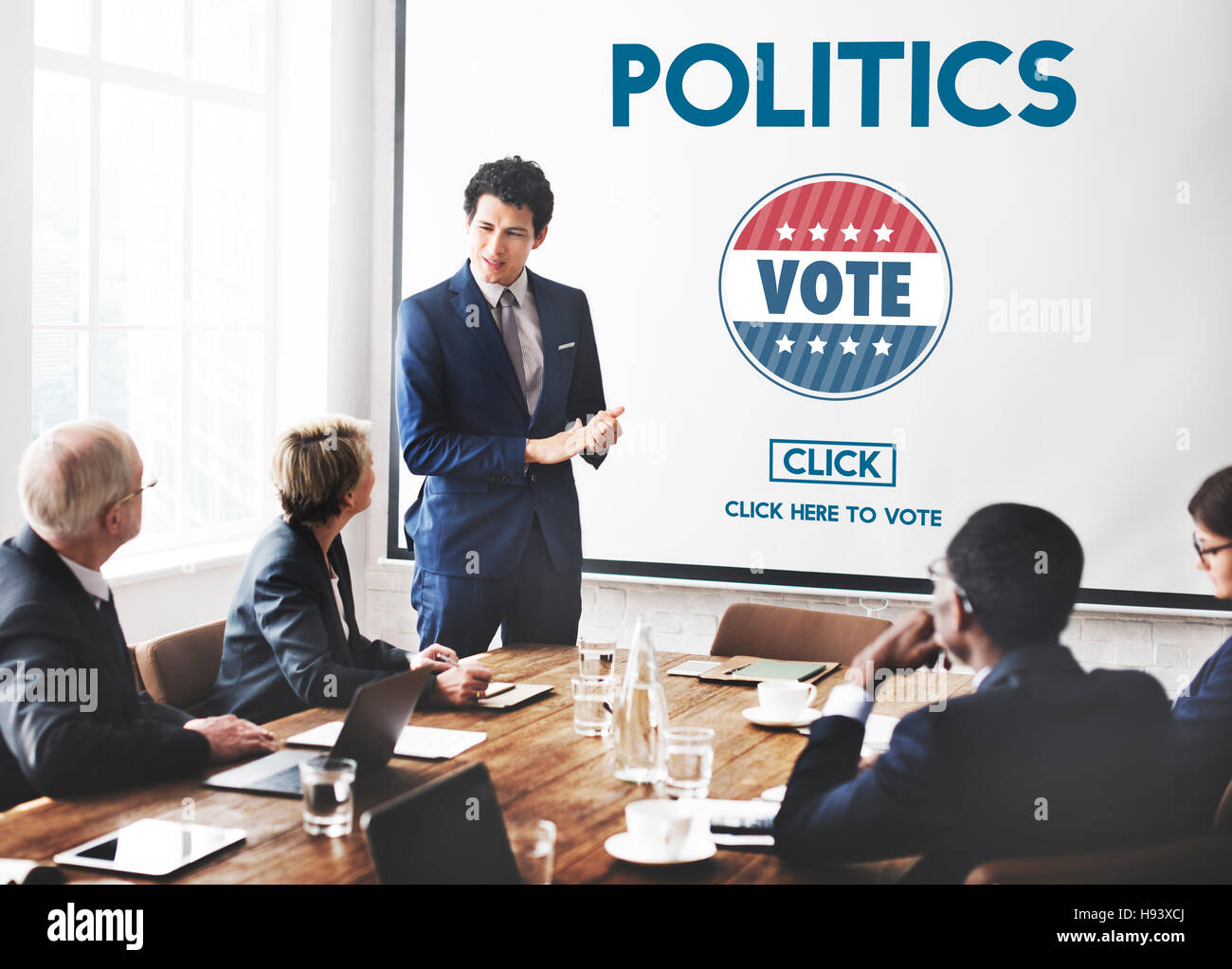 Politics Vote Election Government Party Concept Stock Photo - Alamy