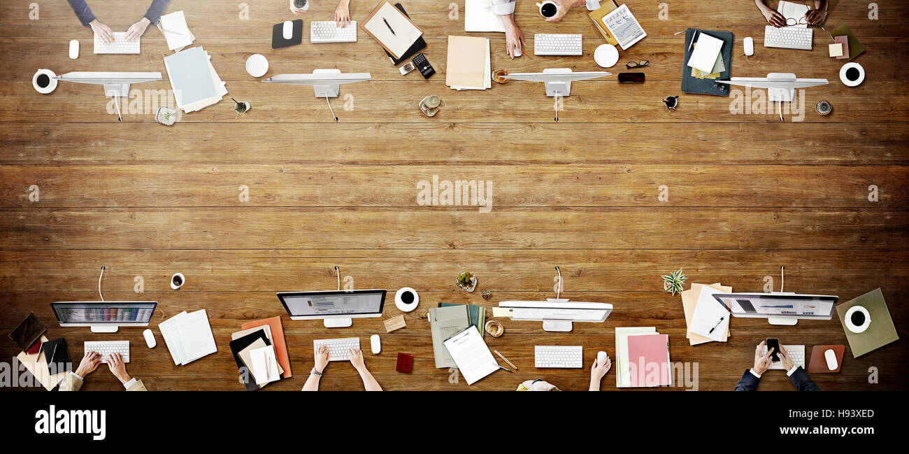 Business Team Meeting Connection Digital Technology Concept Stock Photo ...