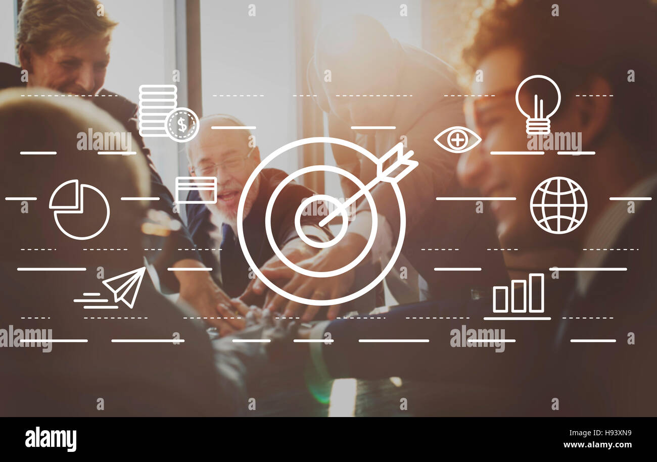 Target Vision Mission Creative Ideas Concept Stock Photo - Alamy