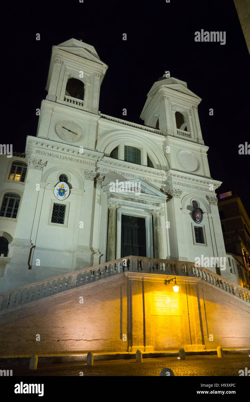 The famous Spanish Steps in Rome - big tourist attraction Stock Photo ...