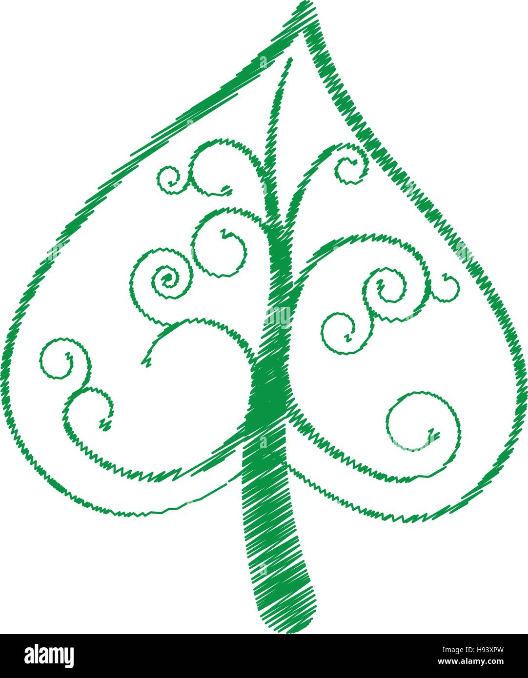 tree plant hand drawing isolated icon Stock Vector Image & Art - Alamy