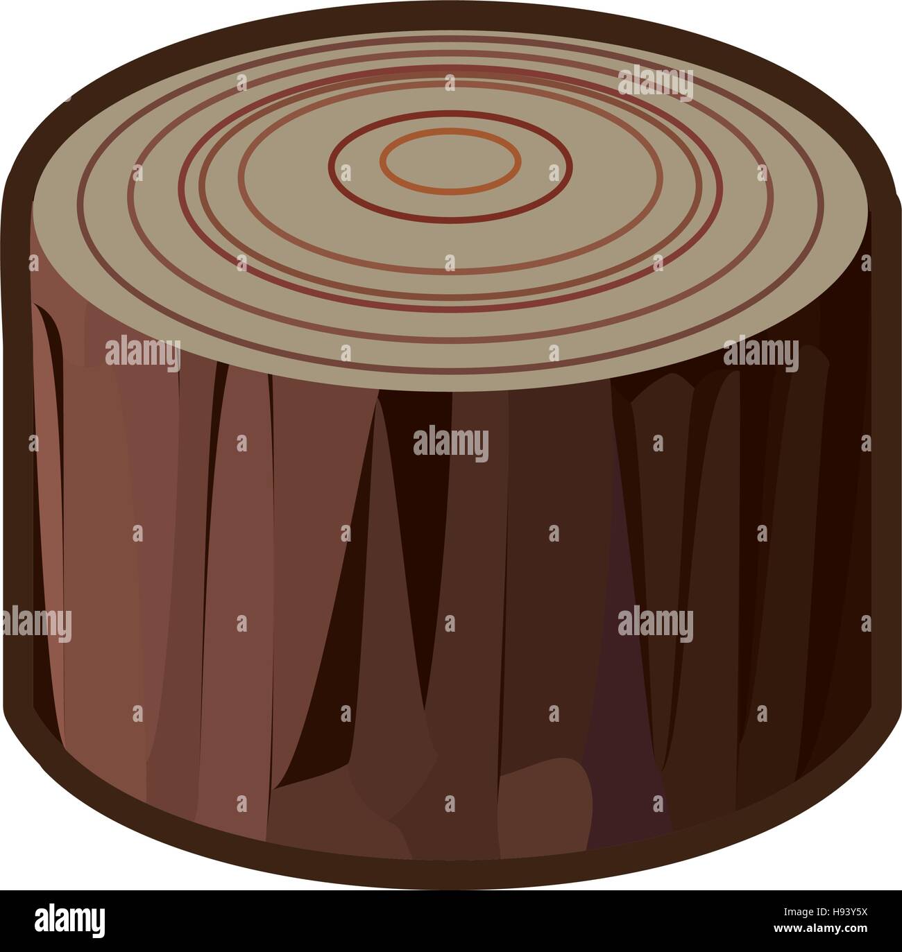 cut tree isolated icon Stock Vector Image & Art - Alamy