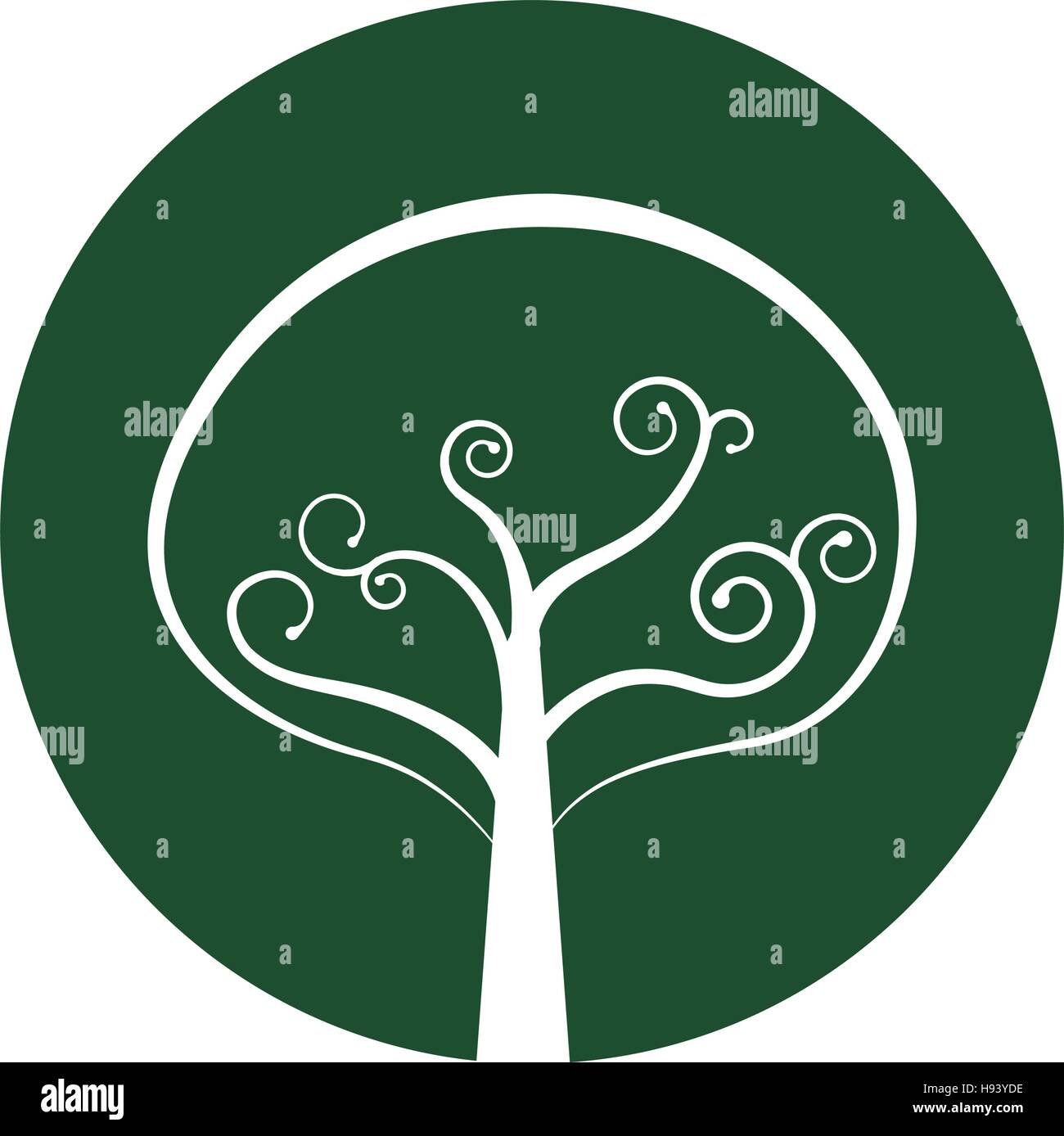tree plant hand drawing isolated icon Stock Vector Image & Art - Alamy