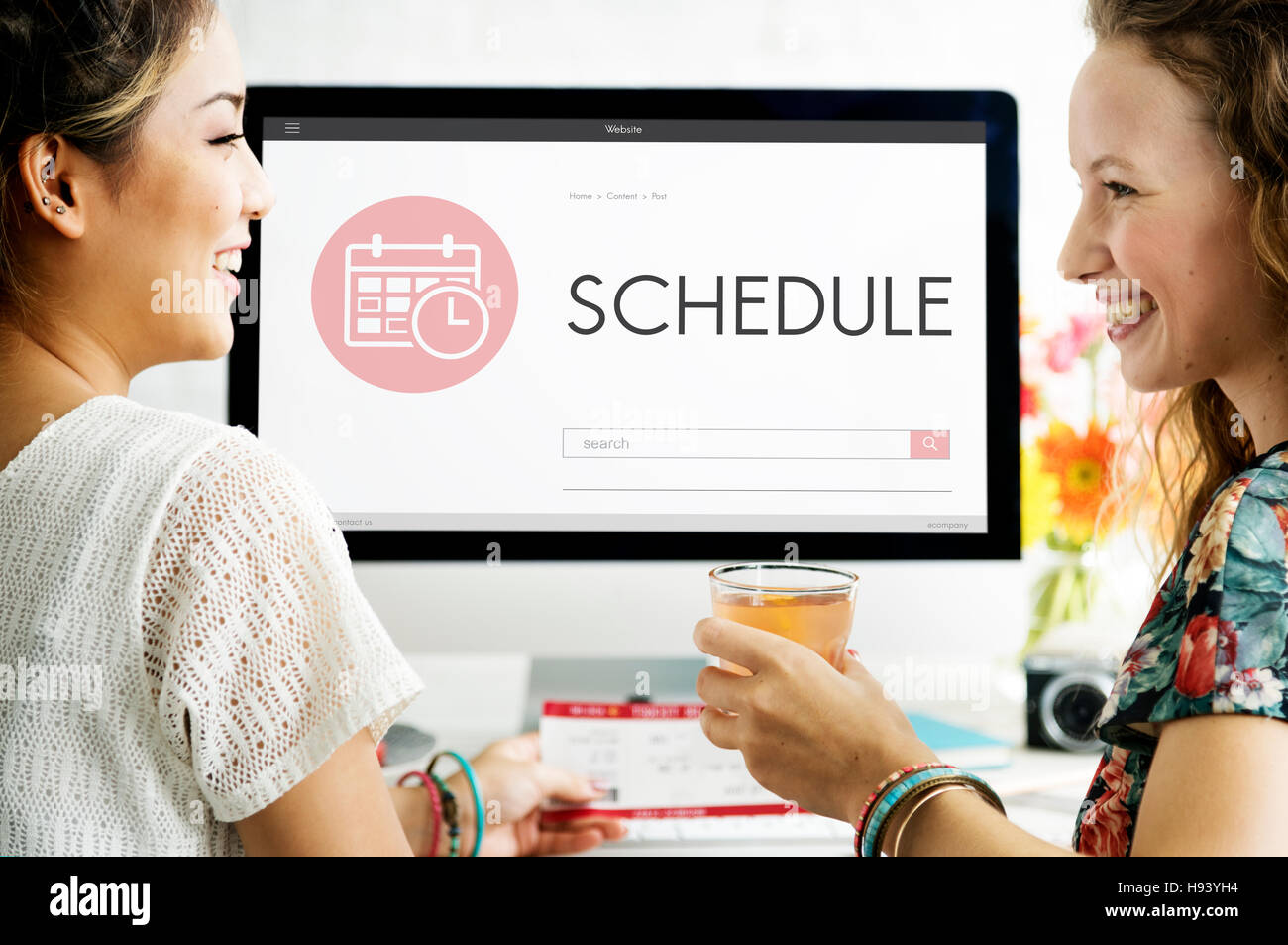 Schedule Appointment Meeting Agenda Planner Concept Stock Photo - Alamy