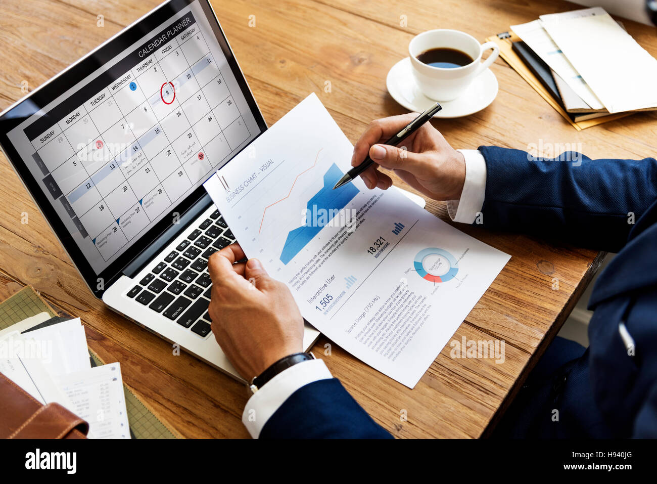 Working Office Workplace Technology Concept Stock Photo - Alamy