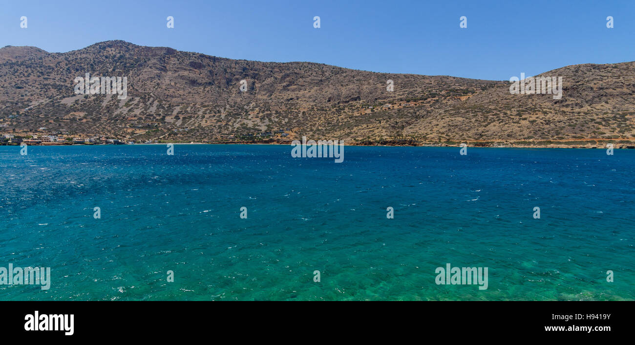Seascape. Mediterranean Sea. Crete. Greece Stock Photo - Alamy