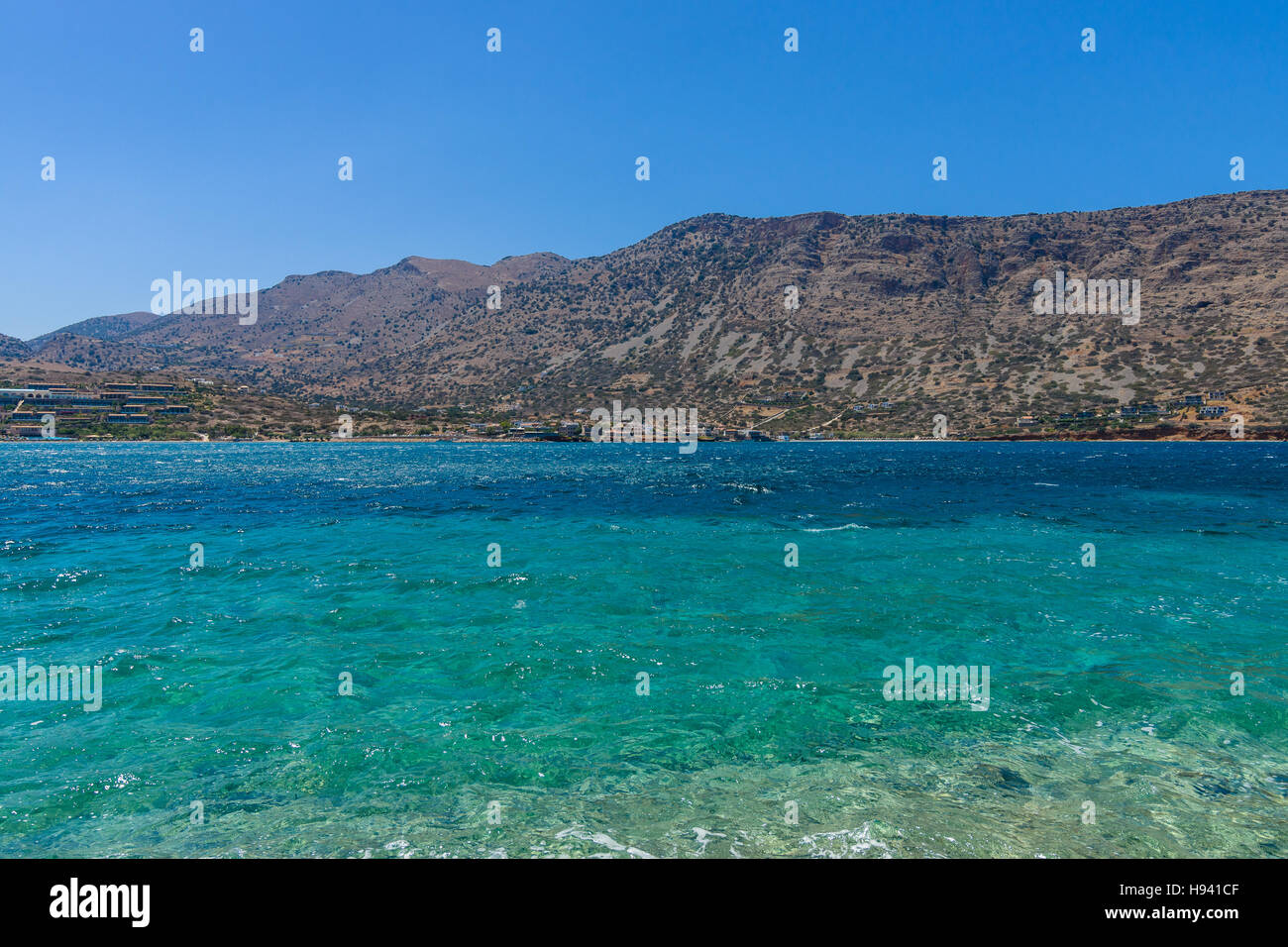 Seascape. Mediterranean Sea. Crete. Greece Stock Photo - Alamy