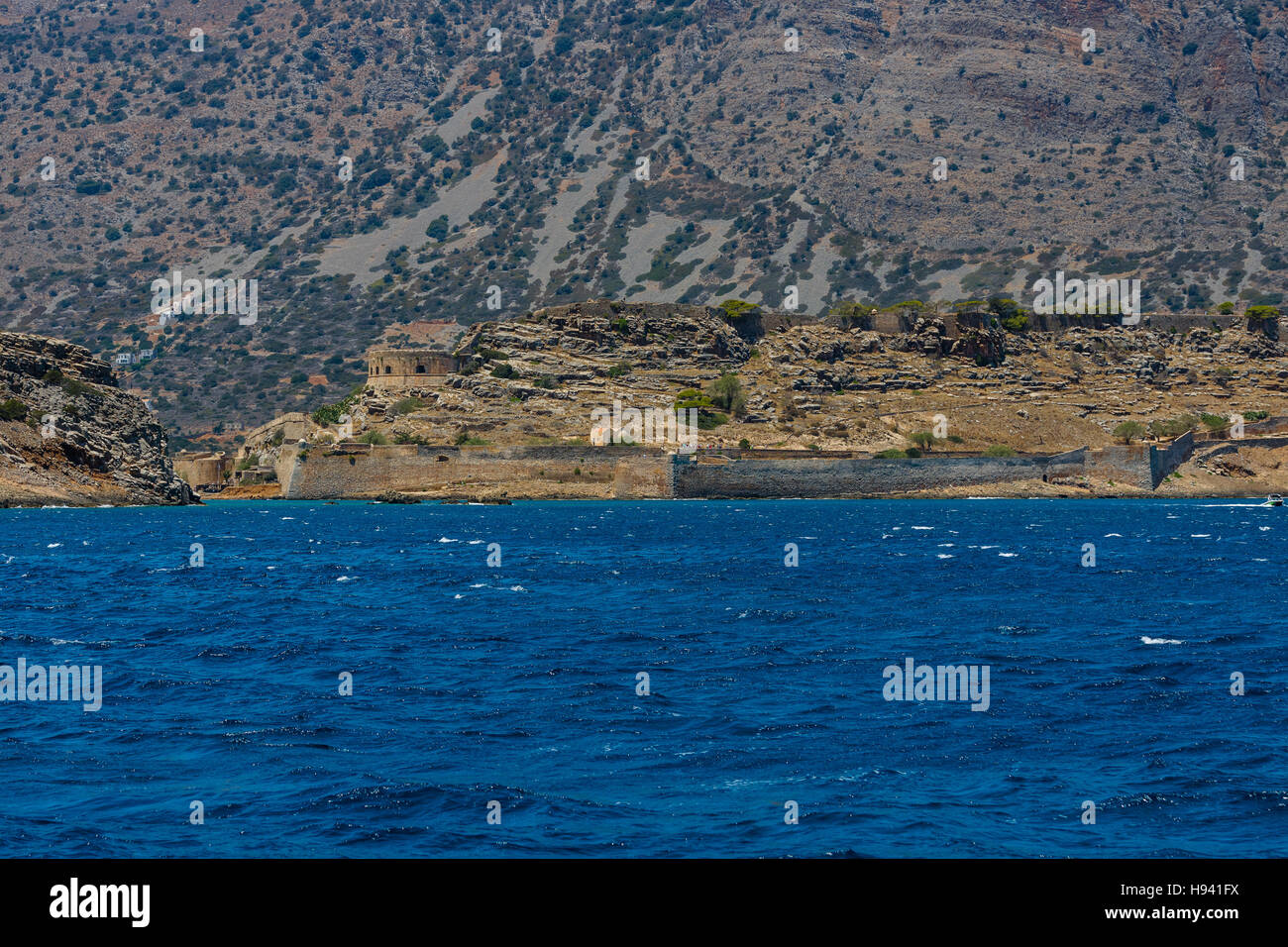 Seascape. Mediterranean Sea. Crete. Greece Stock Photo - Alamy