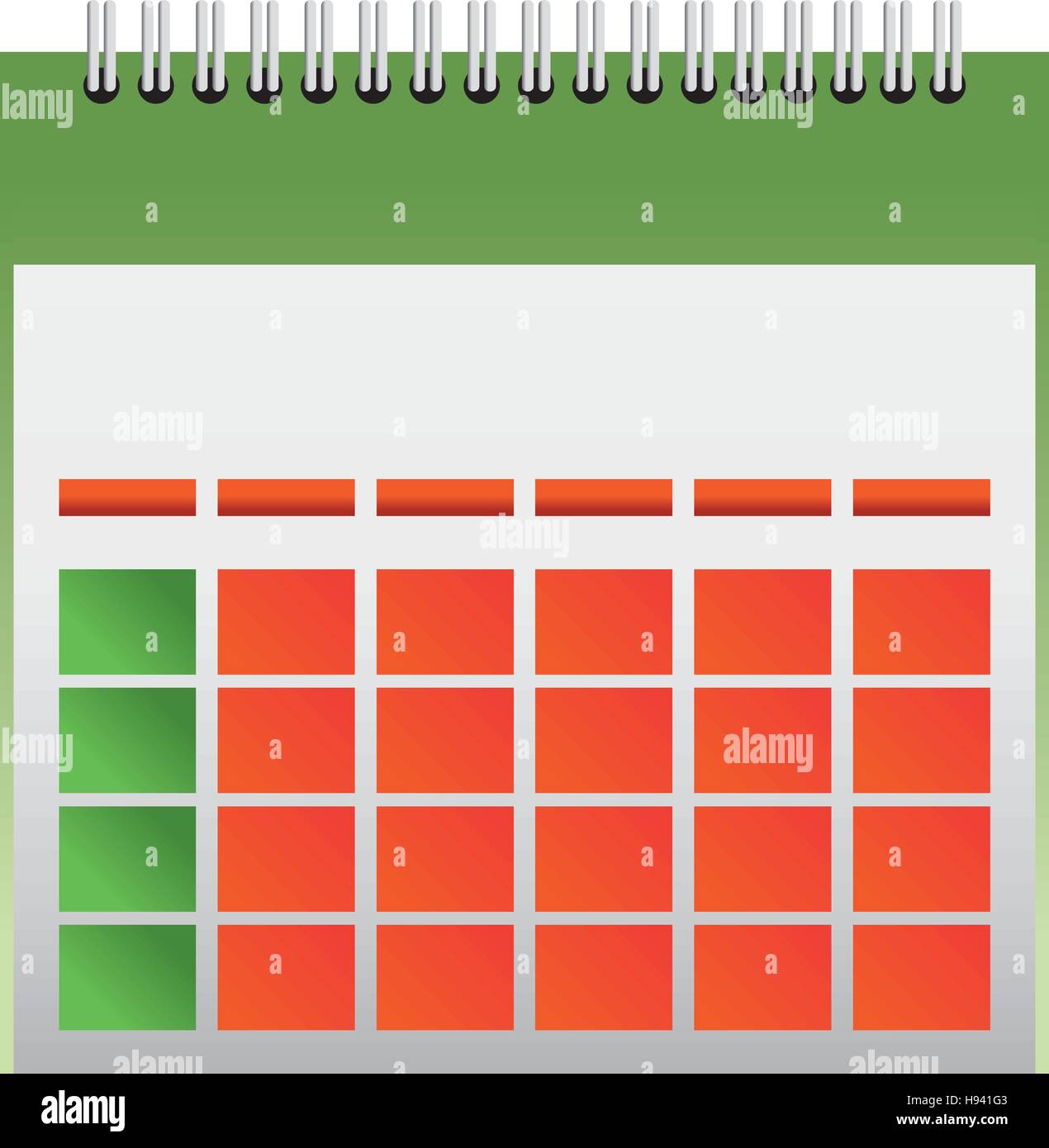 Month Calendar Stock Vector Images - Alamy