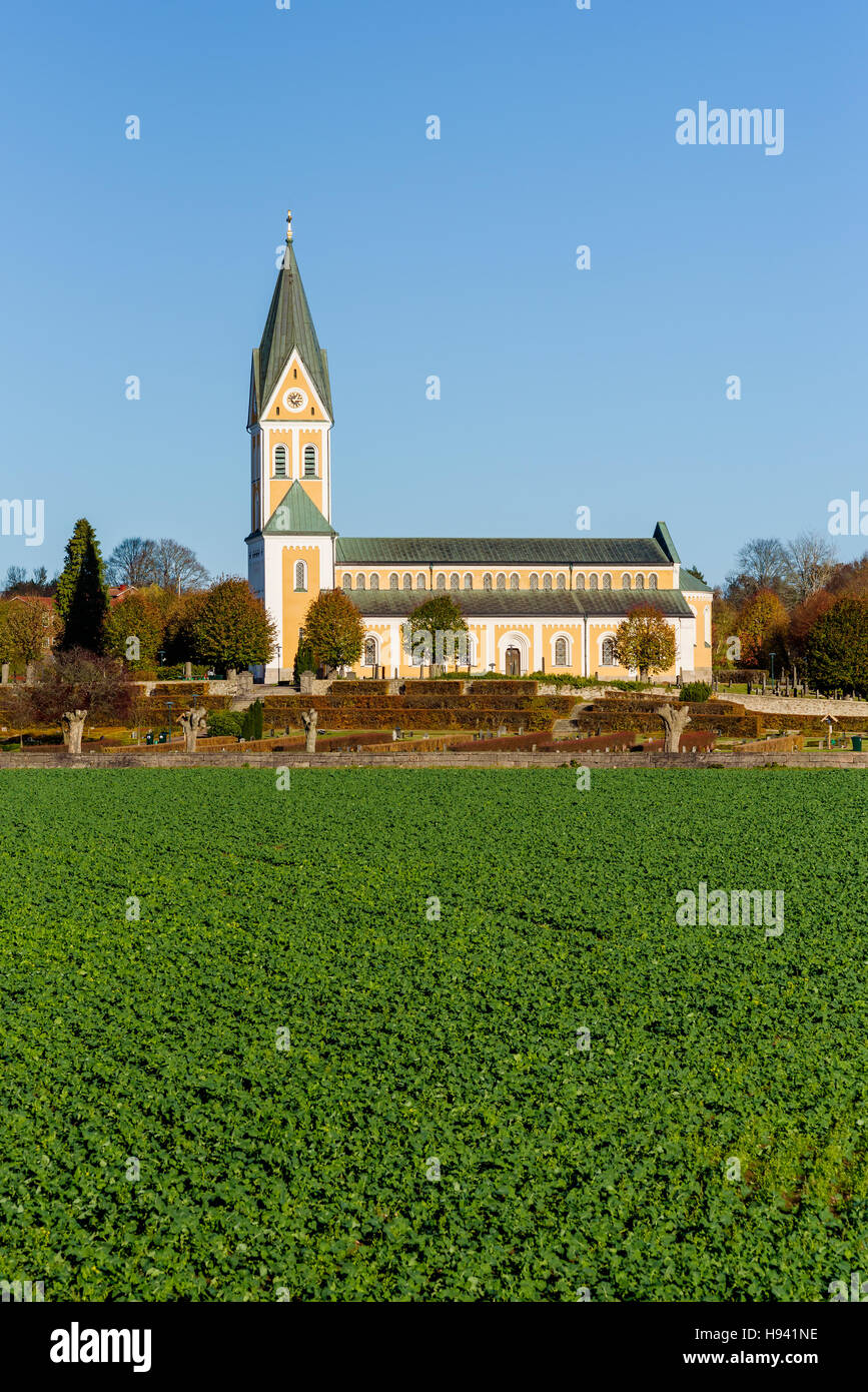 Brakne Hoby, Sweden - October 29, 2016: Documentary of local church and ...